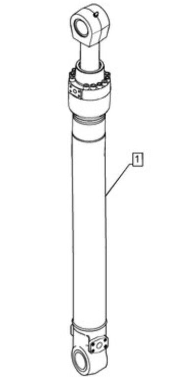 Case 47363049 hidraulični cilindar za Case WE120B građevinske mašine