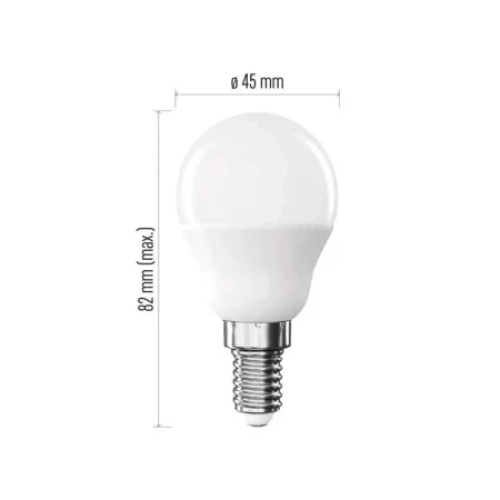 Emos zl1f22 Led sijalica basic mini globe 5,5w(40w) 470lm e14 ww ( 3530 )