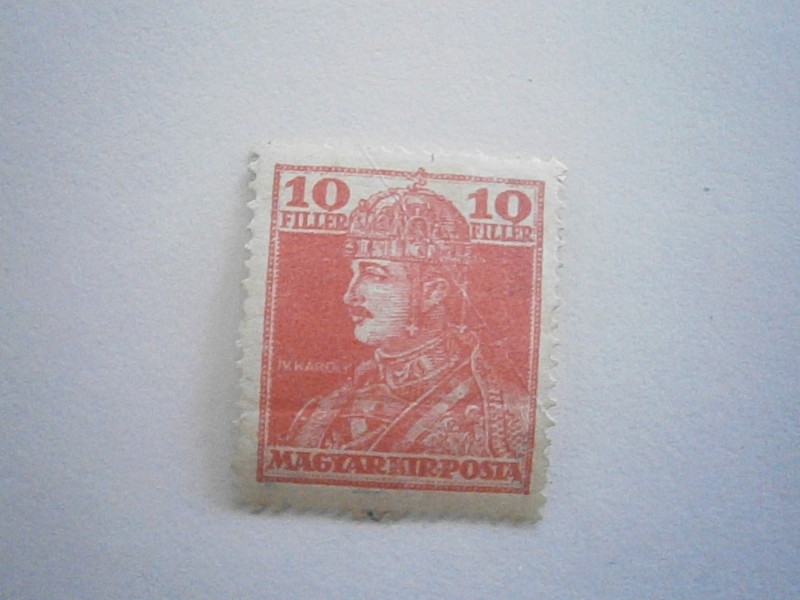 MAĐARSKA 1918. 10 FILERA KARLO