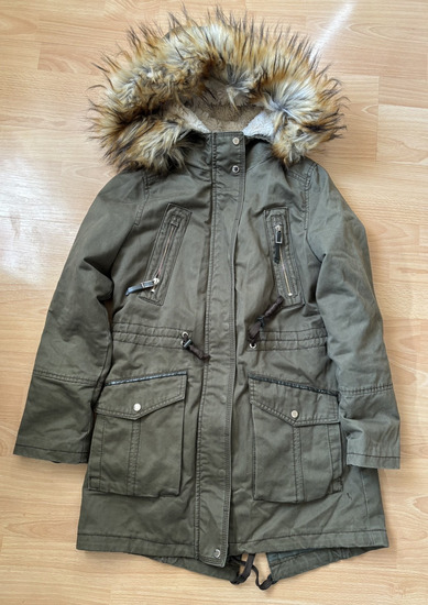 Maslinasta bershka jakna