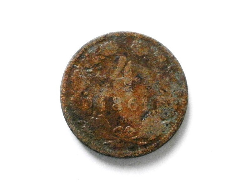 Austria 4 krojcera 1861 A