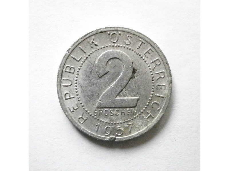 Austria 2 groša 1957