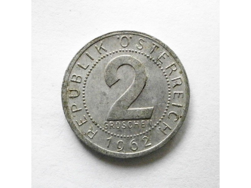 Austria 2 groša 1962