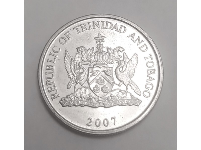 ** TRINIDAD i TOBAGO - 25 CENTI 2007 **