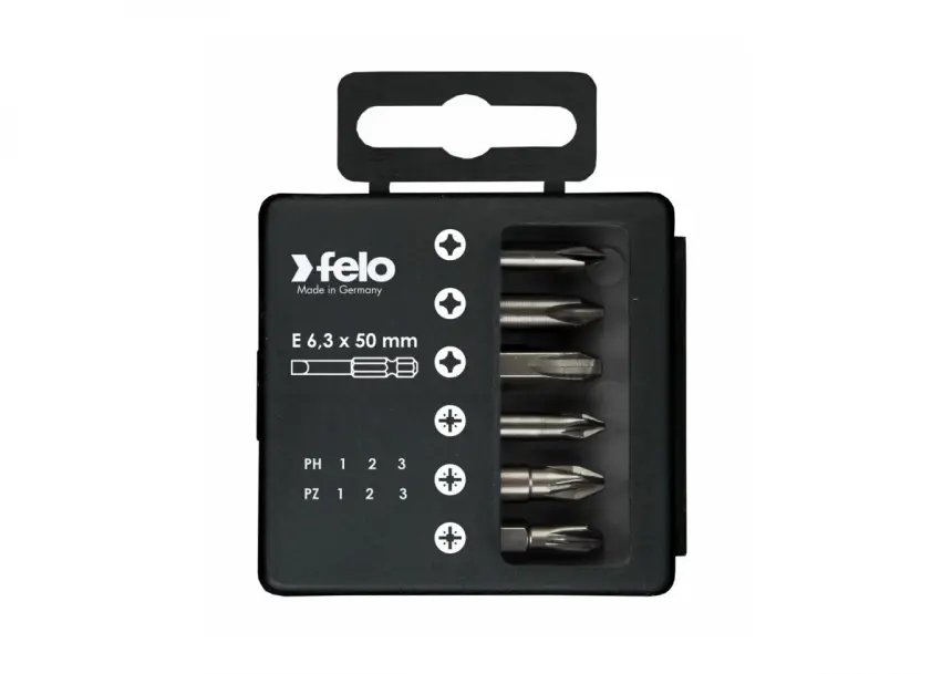 Set bitova Felo Industrial Bit-box Profi 50 mm PH/PZ 03291516 6 kom