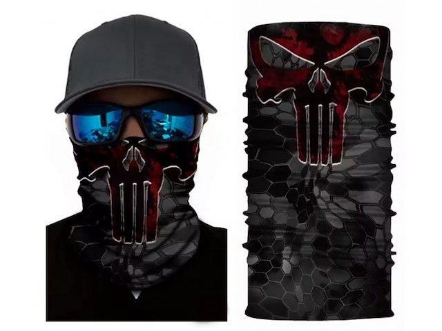 Bandana Marama The Punisher Sal Potkapa Maska Model 2