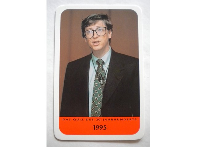 Kviz kartica `Bill Gates`