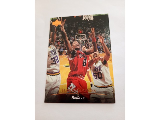 Kartica nba upper deck 1995/96 dickey simpkins br.199