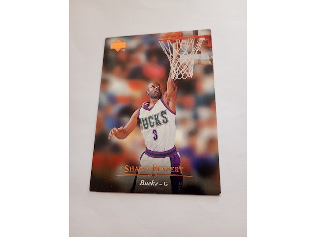 Kartica nba upper deck 1995/96 shawn respert br.131