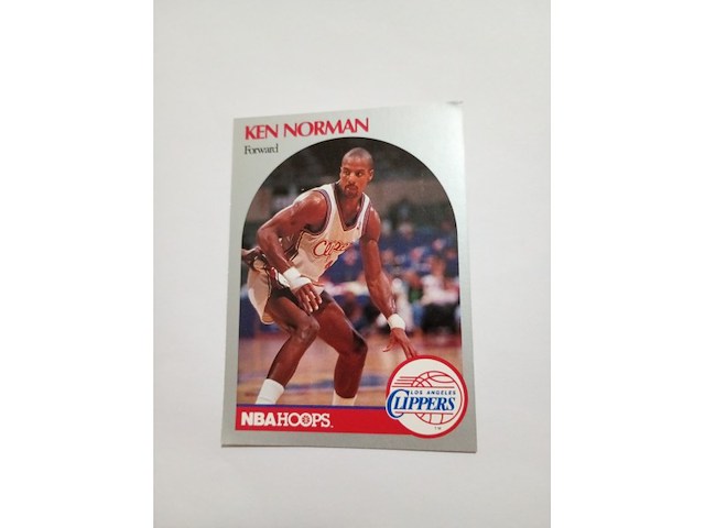 Kartica NBA Hoops 1990 Ken Norman br.149