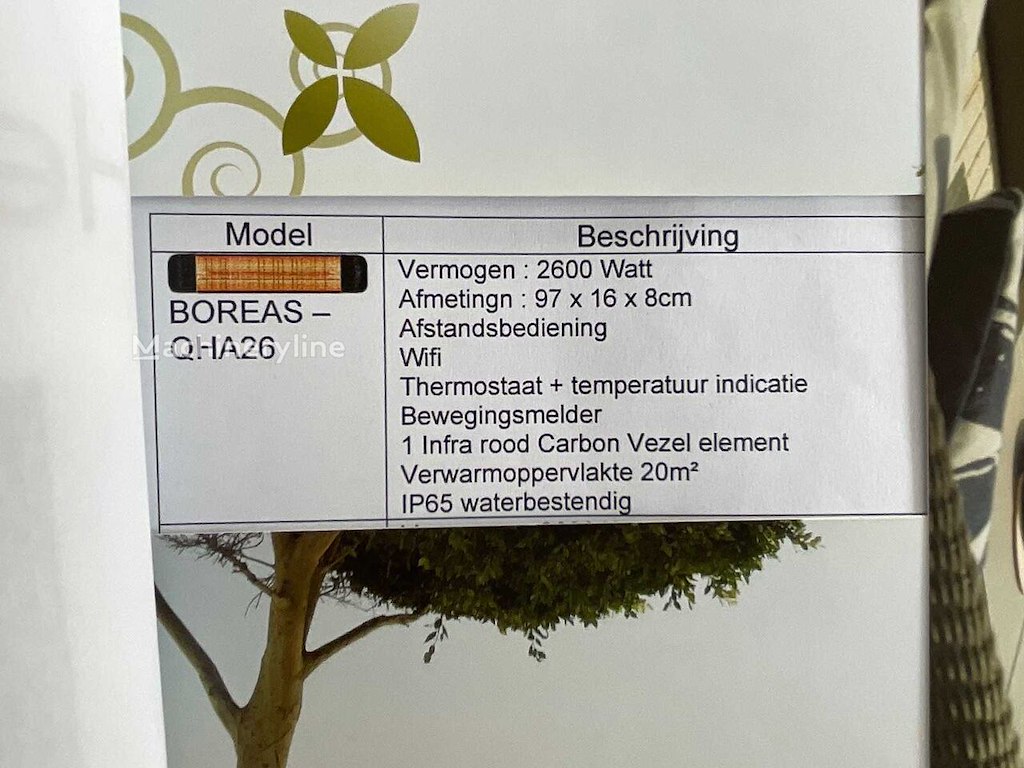 Prodaje se terrasverwarming infrarood (2x) odvlaživač na aukciji