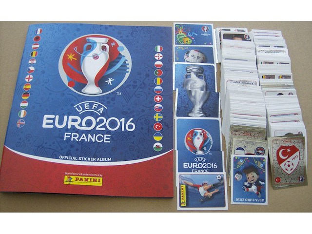 EURO 2016 FRANCUSKA  CEO SET 680 sličic+ ALBUM PANINI