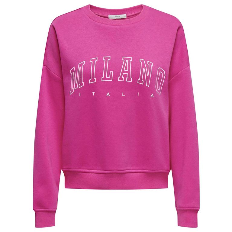 ONLY Roze Ženski Duks ONLSWEAT