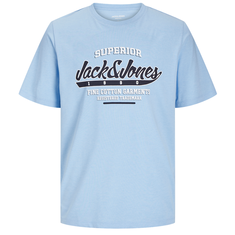 Jack & Jones Plava LOGO TEE SS majica