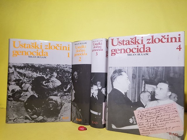 USTAŠKI ZLOČINI GENOCIDA KOMPLET 1-4