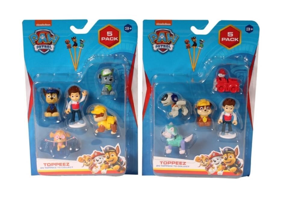 PAW PATROL IGRAČKA PATROLNE ŠAPE SET 5 FIGURA