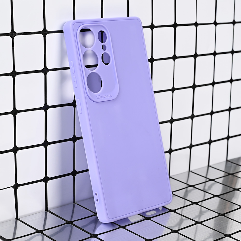 Zastitna maska (futrola) 3D Camera - Samsung S938 Galaxy S25 Ultra ljubicasta