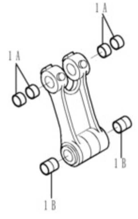 H-Link New Holland LQ12B01554F1 za New Holland E265B E265B-C E265BJ E265C E265CNRC bagera