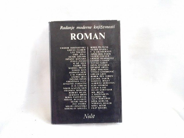 Roman rađanje moderne književnosti
