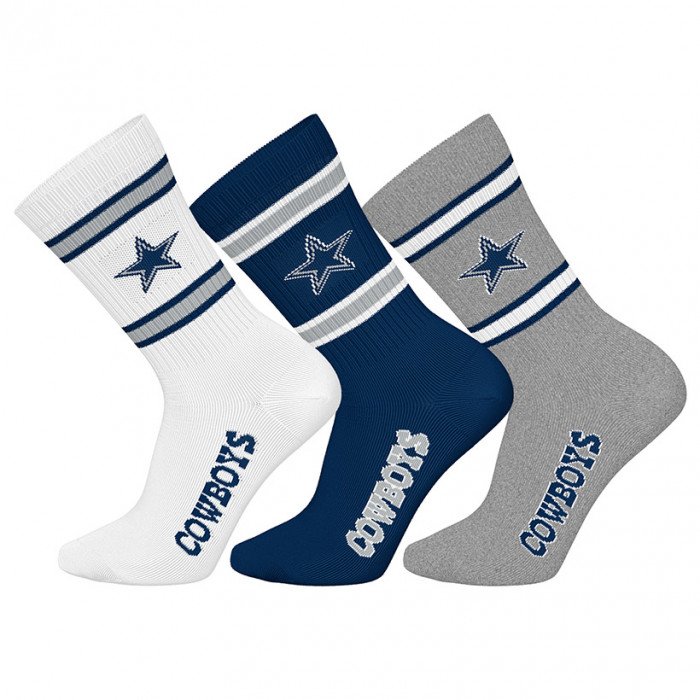 Dallas Cowboys Crew 3x čarape