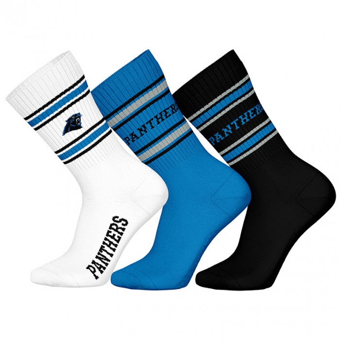 Carolina Panthers Crew 3x čarape