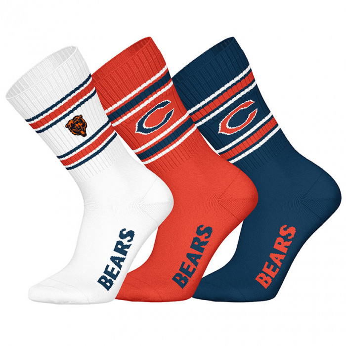 Chicago Bears Crew 3x čarape