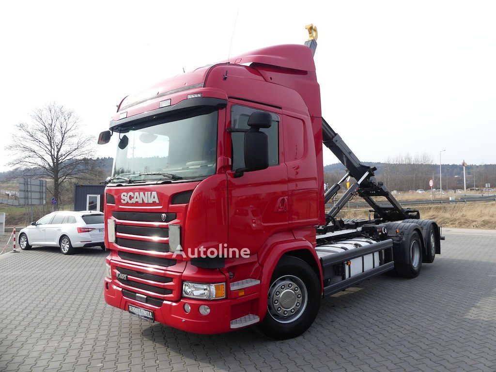 Scania R 490 / 6x2 / HAKOWIEC / HIAB MULTILIFT 18T / RETARDER / OŚ PODN kamion rol kiper