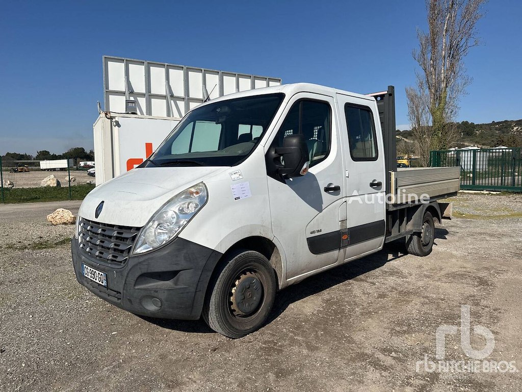 Prodaje se Renault MASTER DCI125 Crew Cab Camion Plateau kamion s ravnom platformom < 3.5t na aukciji