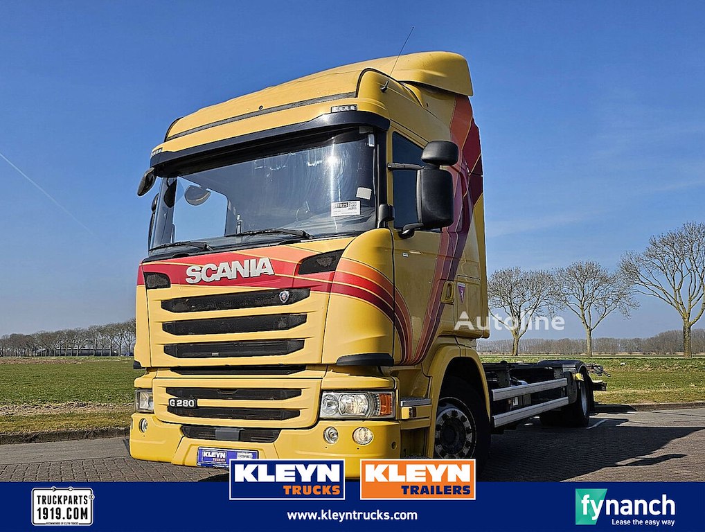 Scania G280 Standklima vozilo za prevoz kontejnera