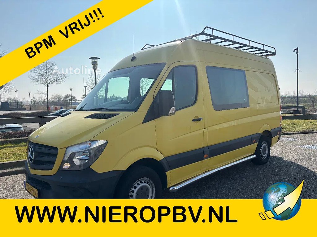 Mercedes-Benz Sprinter 316CDI L2H2 Dubbelcabine Airco Cruisecontrol Trekhaak minibus furgon