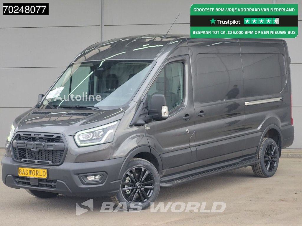 Novi Ford Transit 165pk Automaat Black Edition 2025 model Dubbele schuifde laki furgon