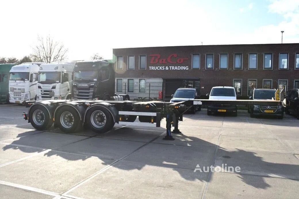 D-Tec FT-43-03V - ADR FL - ALL CONNECTIONS - SAF AXLES - LIFT AXLE - D poluprikolica za prevoz kontejnera