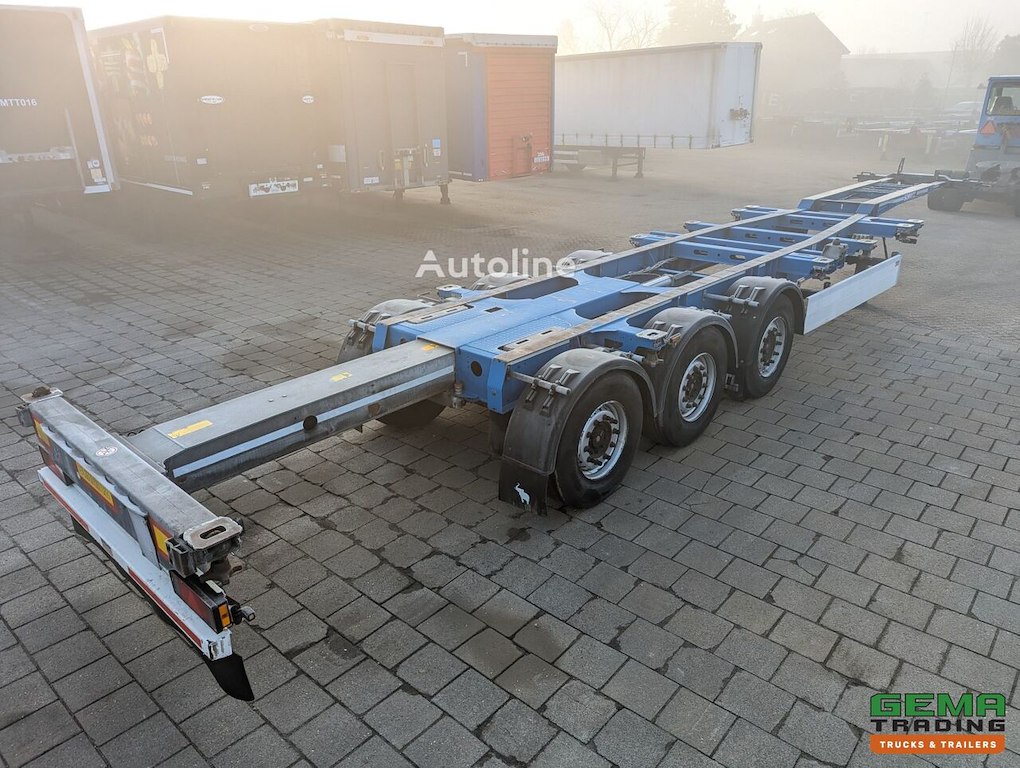 Schmitz Cargobull SGF*S3 3-Axles SAF - Disc Brakes - Head/Rear Slider - Lift Axle poluprikolica za prevoz kontejnera