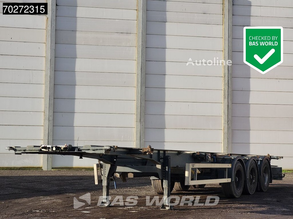 LAG O-3-CC 3 axles Liftachse 30ft 40ft poluprikolica za prevoz kontejnera