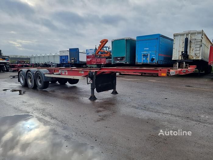 Desot 3 AXLE LIGHT WEIGHT 40 FT CONTAINER CHASSIS BPW DRUM poluprikolica za prevoz kontejnera