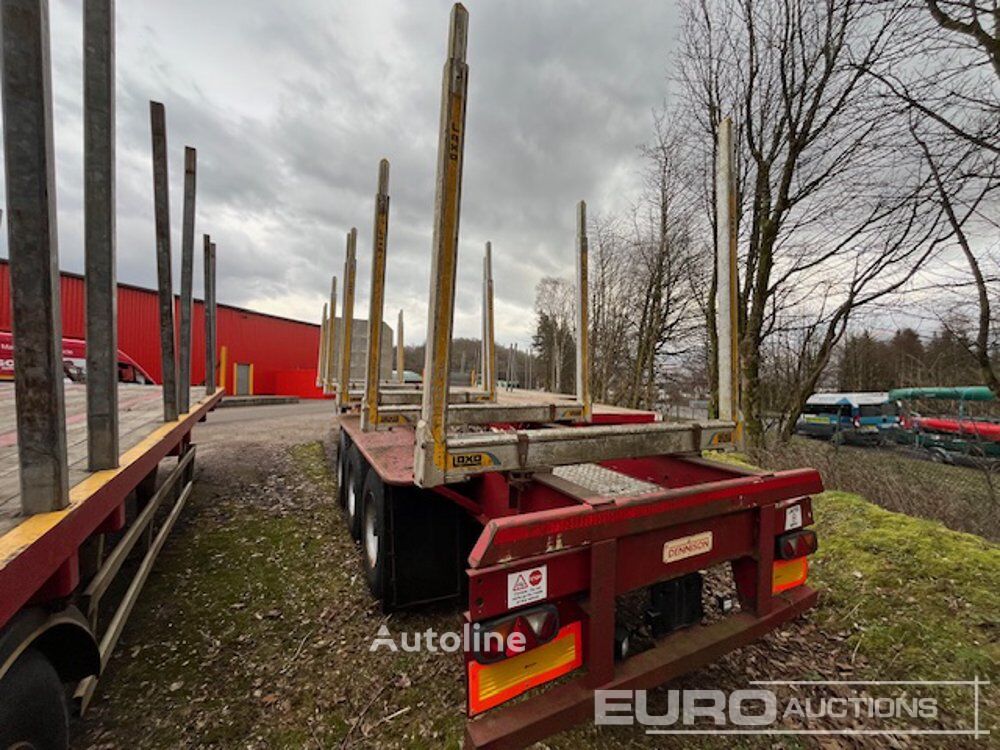 Prodaje se Dennison 2007 Dennison Trailers Tri Axle Timber Shelly, LAXO Bolsters poluprikolicu platformu na aukciji