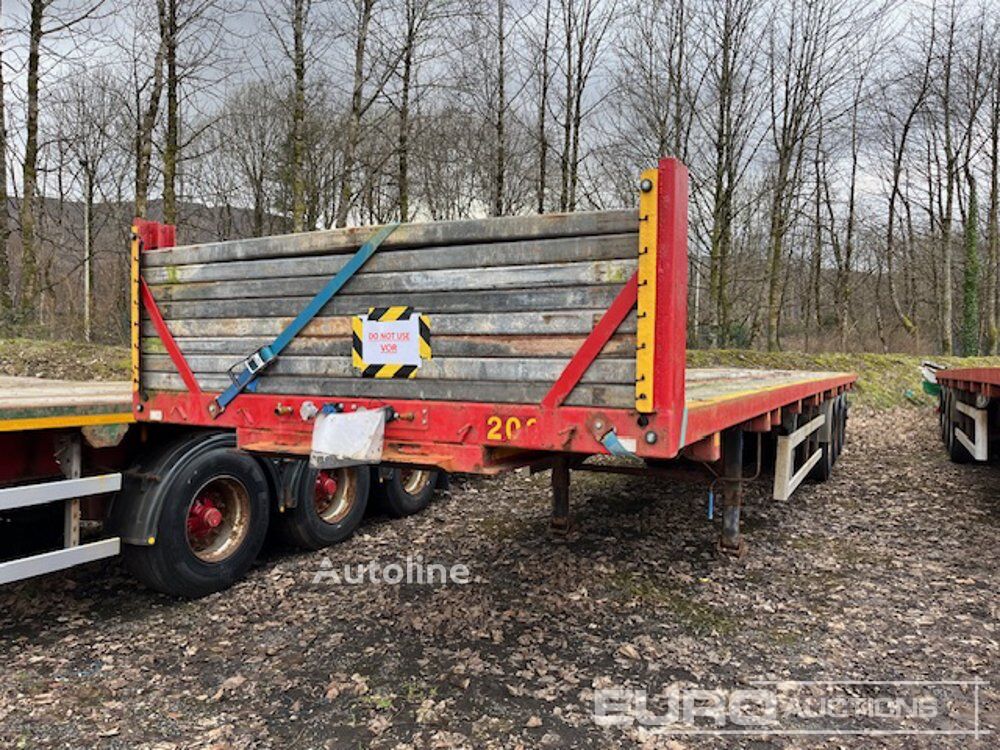 Prodaje se SDC 2014 SDC Trailers Flat trailer, Timber Pins & Sockets poluprikolicu platformu na aukciji