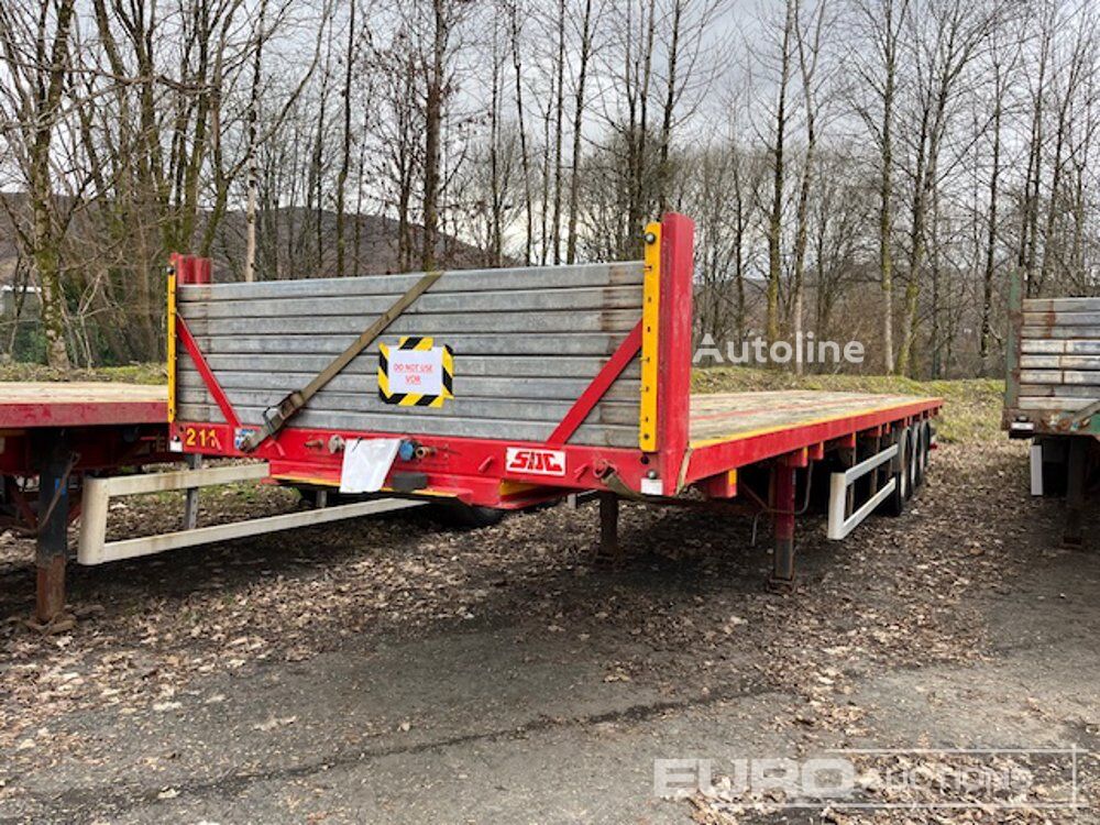 Prodaje se SDC 2014 SDC Trailers Flat Trailer, Timber Pins & Sockets (Tested 07 poluprikolicu platformu na aukciji