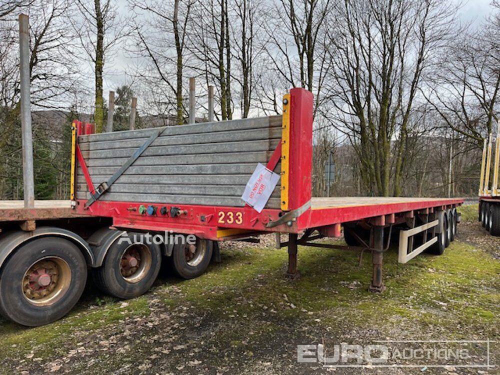 Prodaje se SDC 2014 SDC Trailers Flat Trailer, Timber Pins & Sockets (Tested 10 poluprikolicu platformu na aukciji