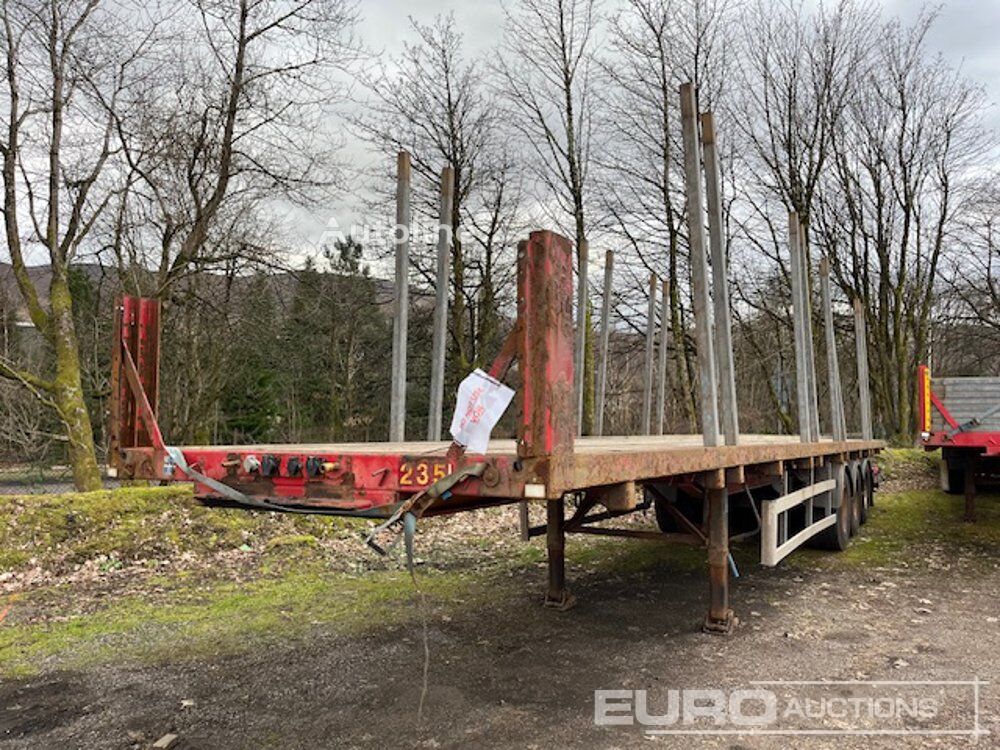 Prodaje se SDC 2014 SDC Trailers Flat Trailer, Timber Pins & Sockets (Tested 05 poluprikolicu platformu na aukciji