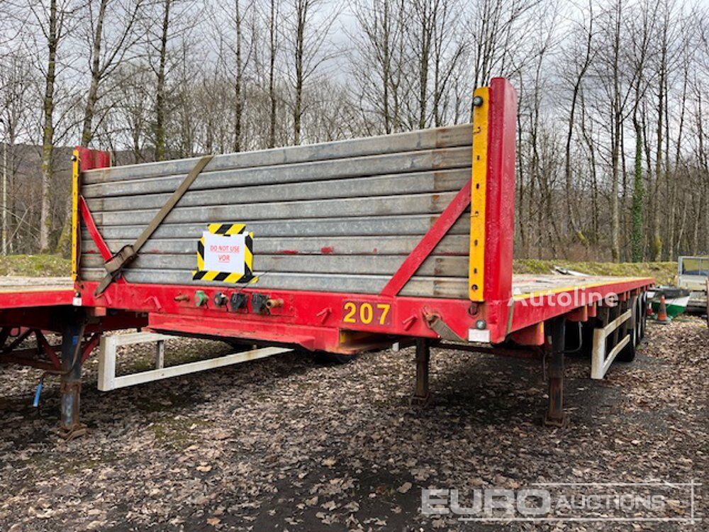 Prodaje se SDC 2014 SDC Trailers Flat trailer, Timber Pins & Sockets (Tested 06 poluprikolicu platformu na aukciji