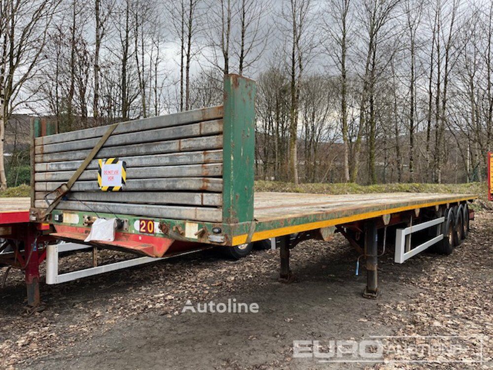 Prodaje se Montracon 2013 Montracon Flat Trailer, Timber Pins & Sockets (Tested 05/25 poluprikolicu platformu na aukciji