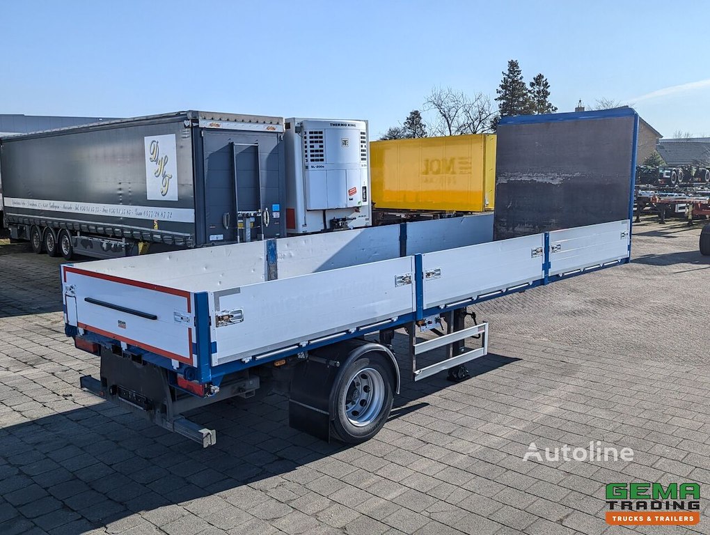 Krukenmeier SLP21 1-Axle BPW - Open Loading Platform 7.9M - Galvanized - Ste poluprikolica sa ravnom platformom