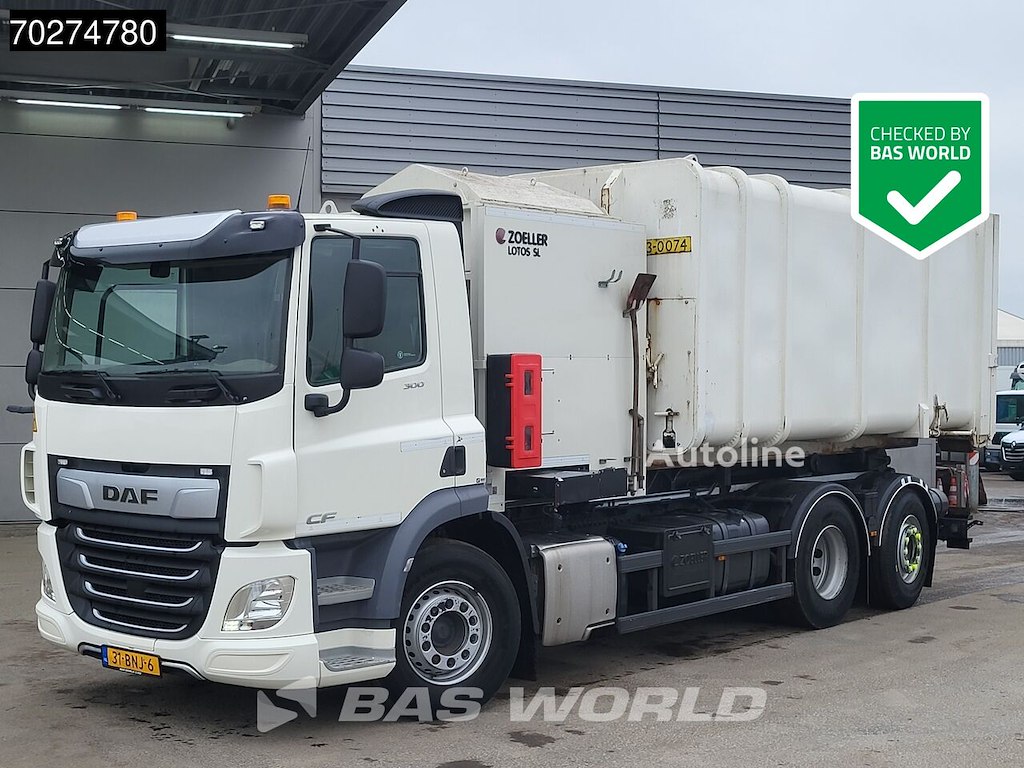 DAF CF 300 6X2 Zoeller Lotos Seitenlader chain system Automatic Euro kamion za smeće