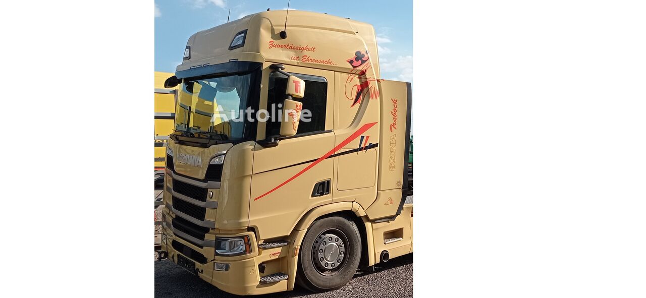 Scania R 500 nur komplet zu verkaufen oder in Teilen Motor Getribe Achs new kabina za Scania R 500 tegljača