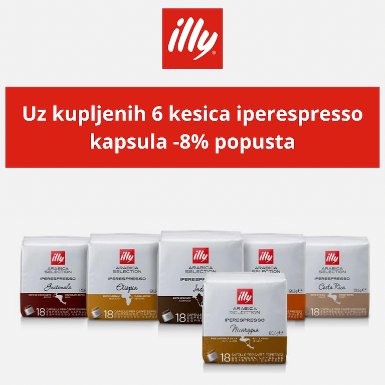 Illy iperespresso kapsule- 6 pakovanja