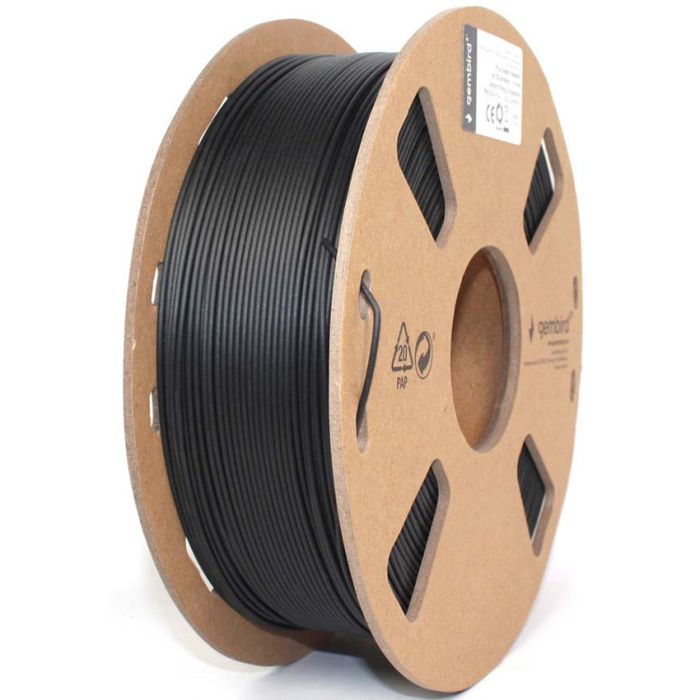 Filament Gembird 3DP-PLA1.75-02-CARBON 1.75mm 0.8kg Carbon