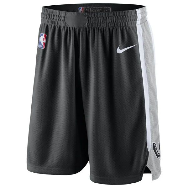 NBA SAN ANTONIO SPURS ICON EDITION SWINGMAN SHORTS 'BLACK'