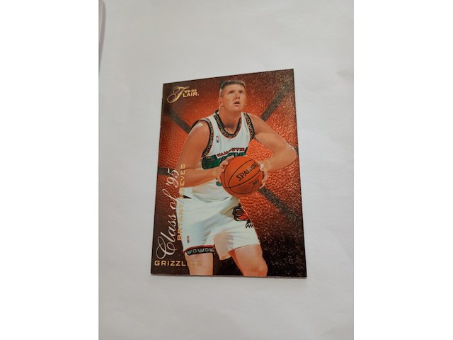 Kartica nba flair 1995/96 class 95 bryant reeves R-6