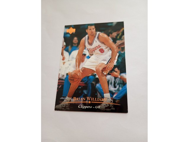 Kartica nba upper deck 1995/96 brian williams br.263